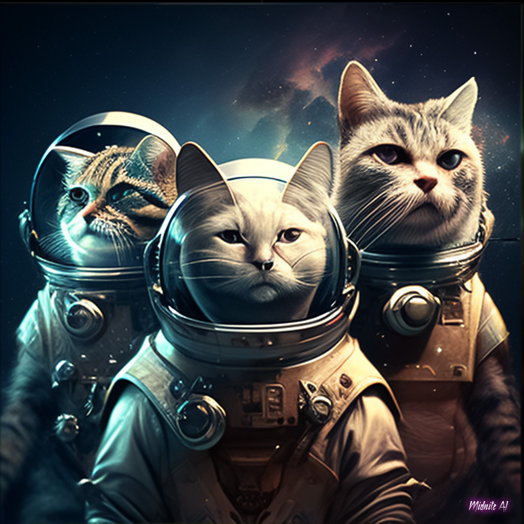 Cats In Space 2c By Azmidnite On Deviantart