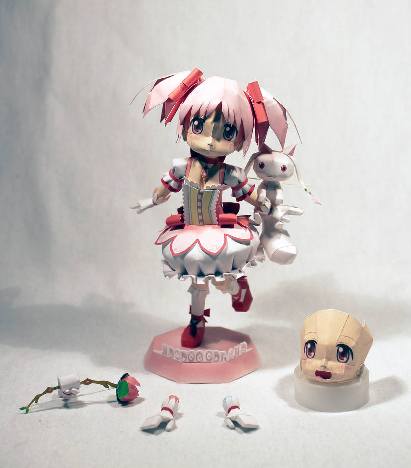 Chibi Madoka Papercraft By Einohpmys On Deviantart