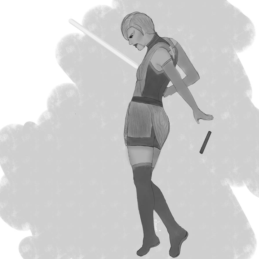 Asajj Ventress By Elowaiart On Deviantart