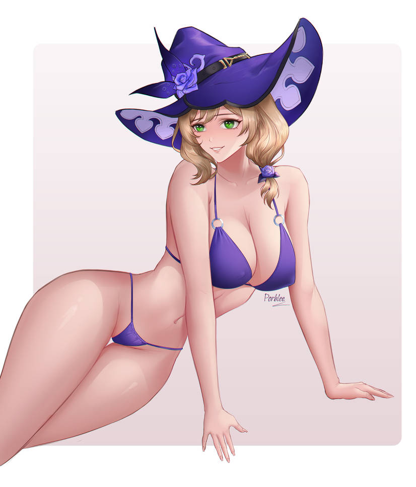 Lisa From Genshin Impact By Porblee On Deviantart