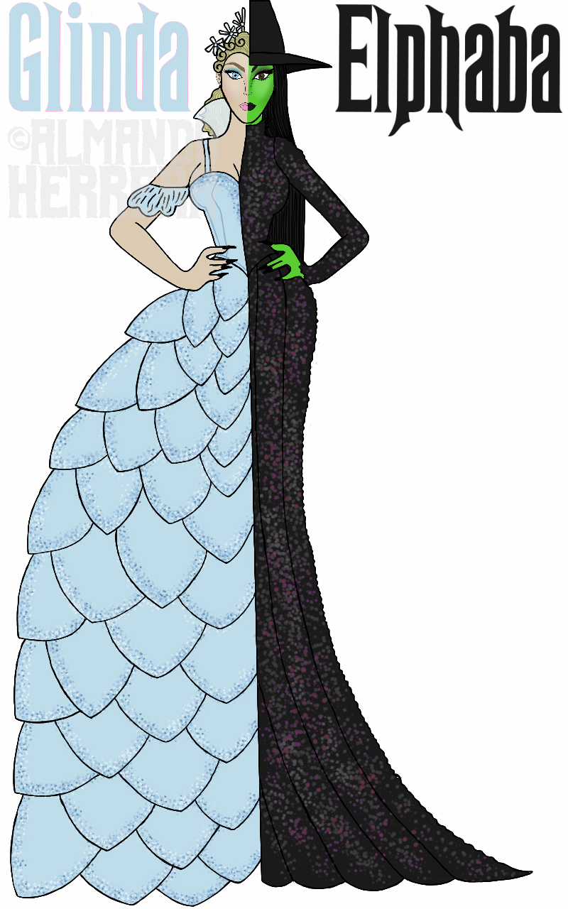 Glinda And Elphaba By Mando776 On Deviantart