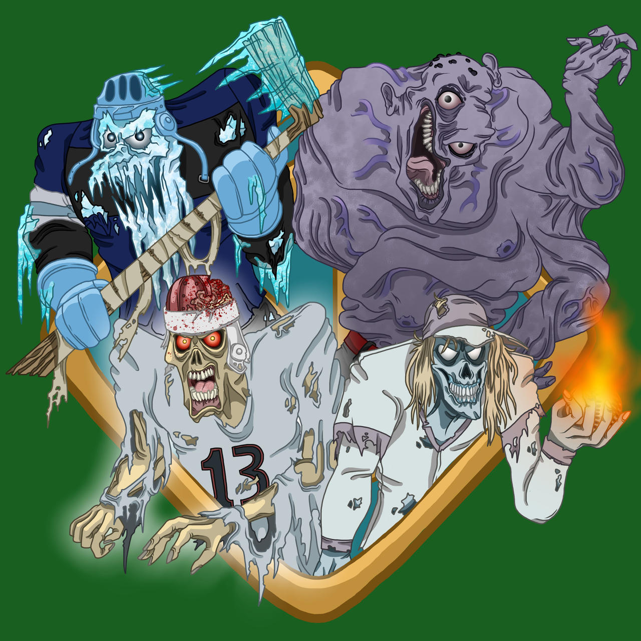 Scooby Doo Monster Gallery Sports By Mrtoothytheshadowman On Deviantart