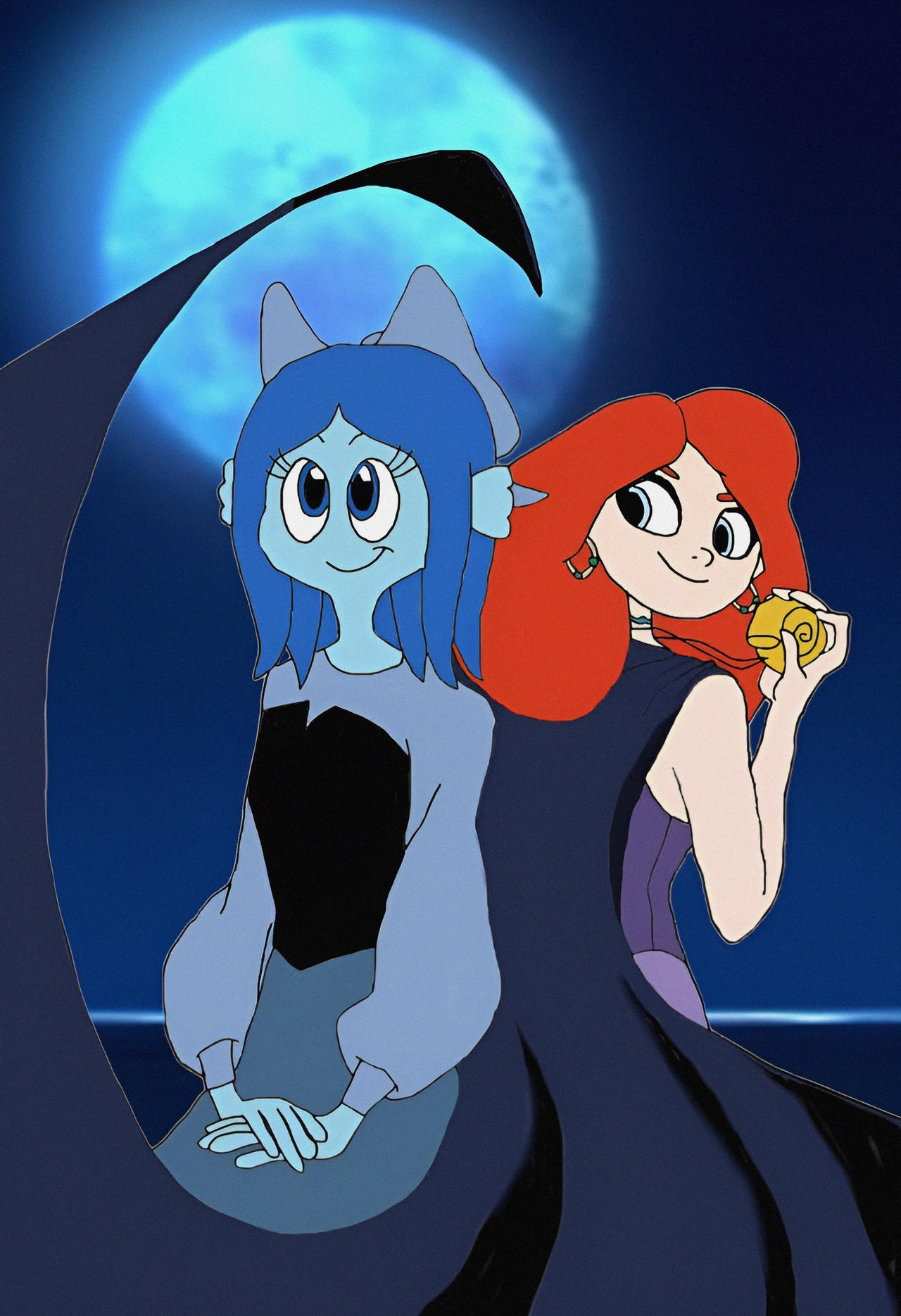 Ruby Gillman As Ariel And Chelsea As Vanessa By Gabriel3215 On Deviantart