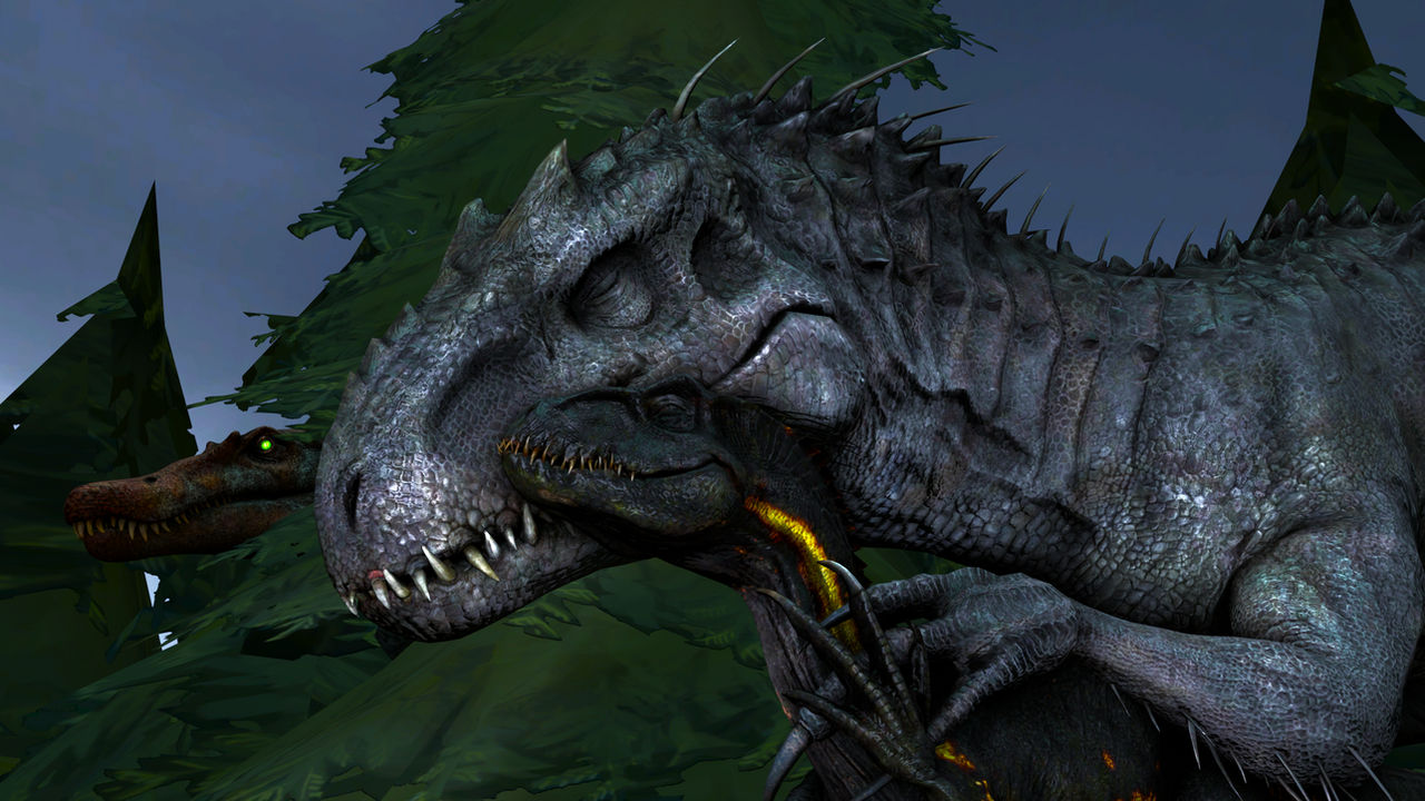 Indominus Rex And Indoraptor By Blokemoville On Deviantart