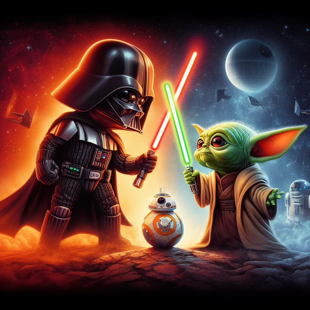 Baby Vader Vs. Baby Yoda by Picknikker on DeviantArt Baby Vader Vs. Baby Yoda by Picknikker on DeviantArt