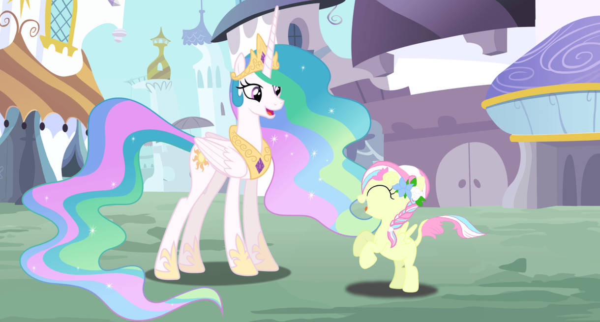 Princess Celestia And Peppermint Swirl By Kyakraft22 On Deviantart