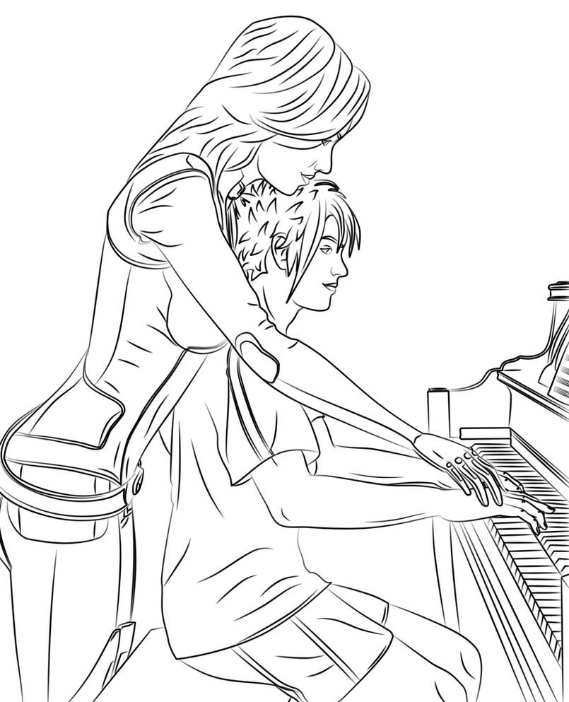 Piano Lesson By Vierna Drottingu On Deviantart