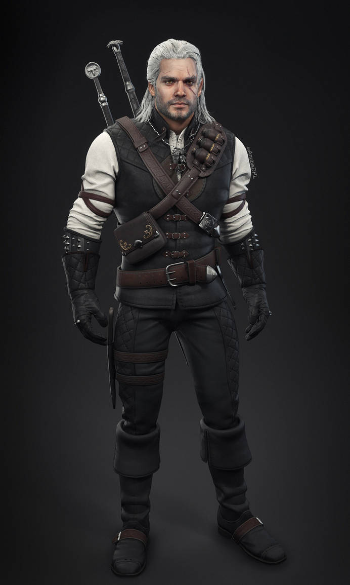 Geralt Custom Model By Anubisdhl On Deviantart