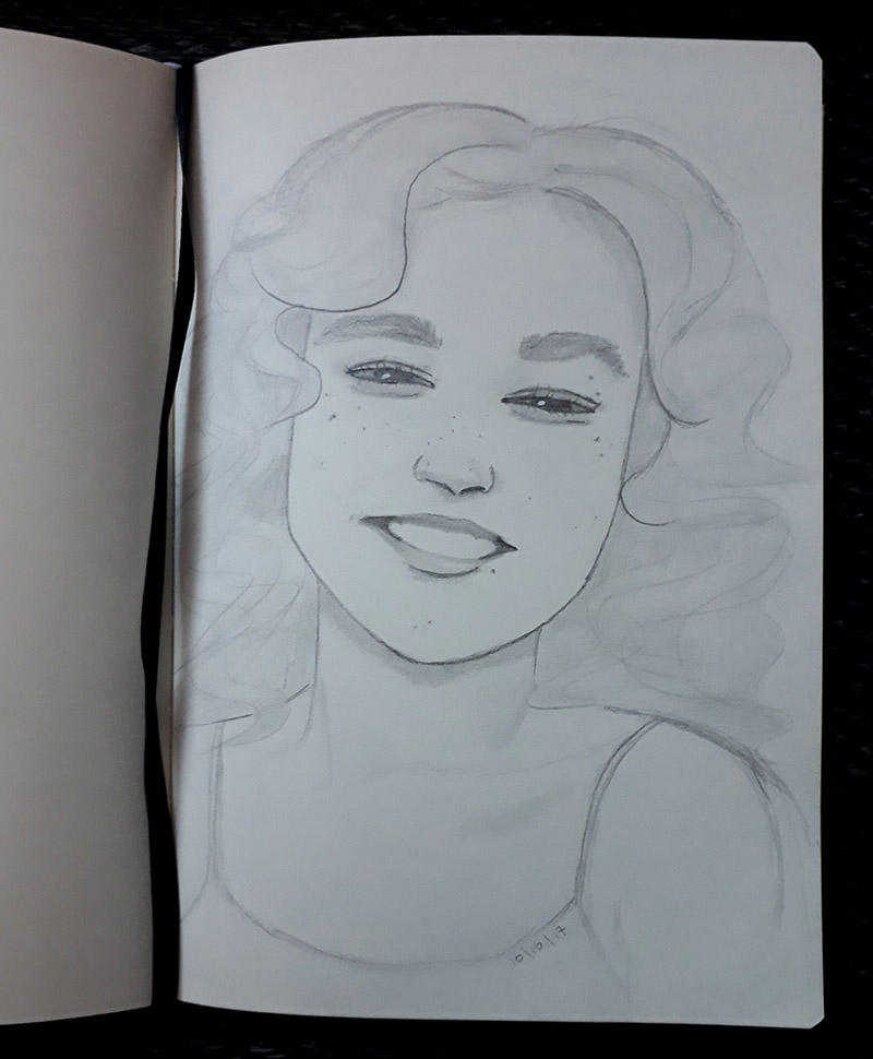 Sketch Of Female Character Iii By Iamuman On Deviantart