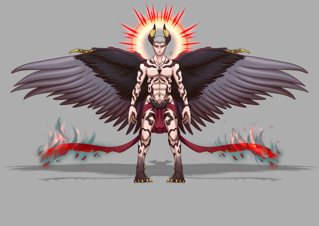 Nanu Angeldemon Au By Hybrid Dragoness On Deviantart