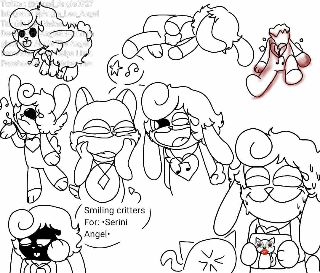 Smiling Critters Oc Doodles by AngieNakamura on DeviantArt Smiling Critters Oc Doodles by AngieNakamura on DeviantArt