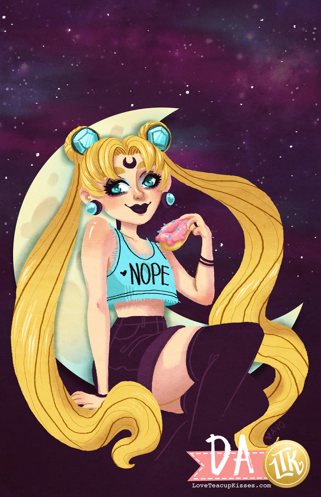 Pastel Goth Sailor Moon By Loveteacupkisses On Deviantart
