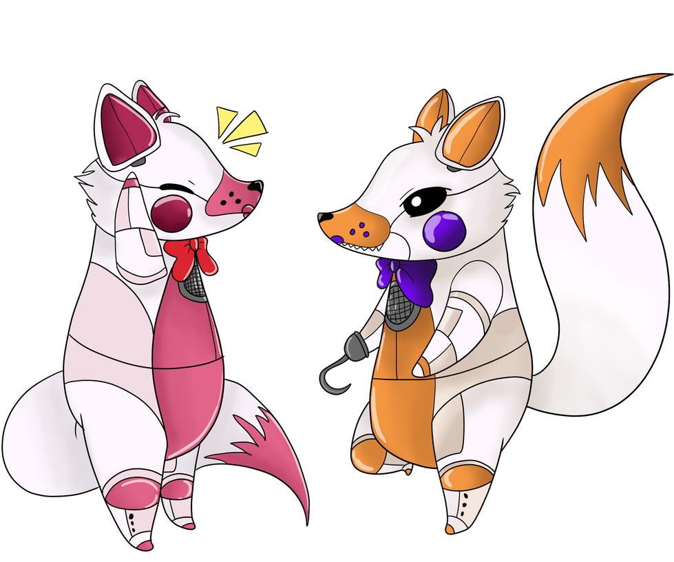 Funtime Foxy And Lolbit By Kookypokedul On Deviantart