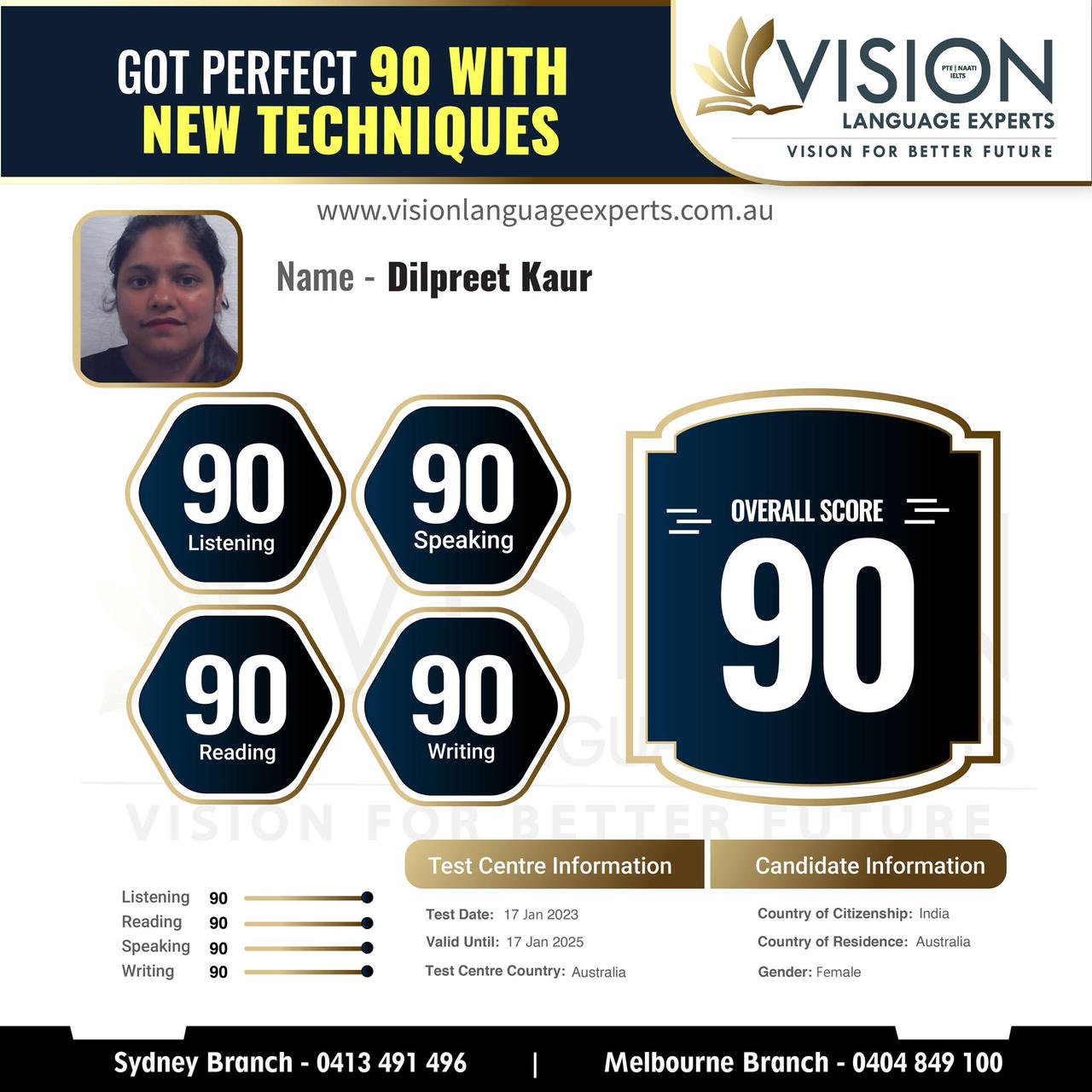 Pte Classes In Australia Dilpreet Kaur By Visionlanguageindia On Deviantart