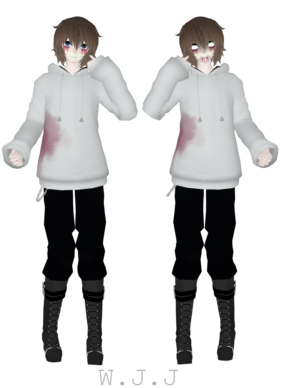 Mmd Creepypasta Character Ref By Homeless Cat On Deviantart