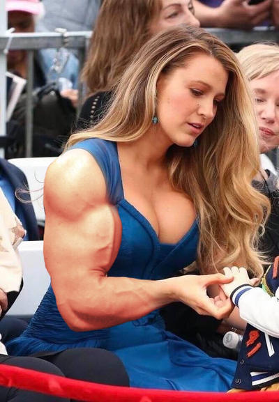 Blake Lively Muscle Morph Request By Capicerdo On Deviantart