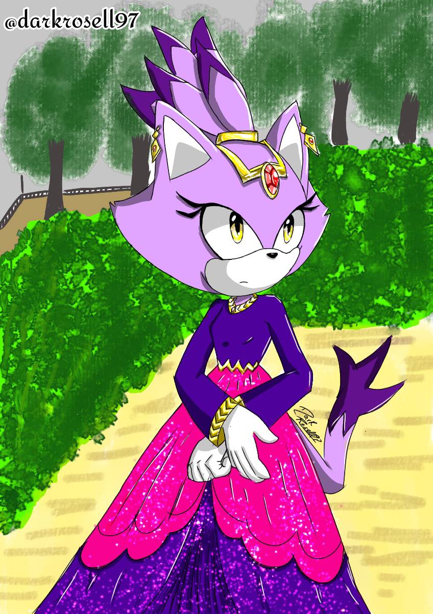 Princess Blaze The Cat By Darkrosell97 On Deviantart