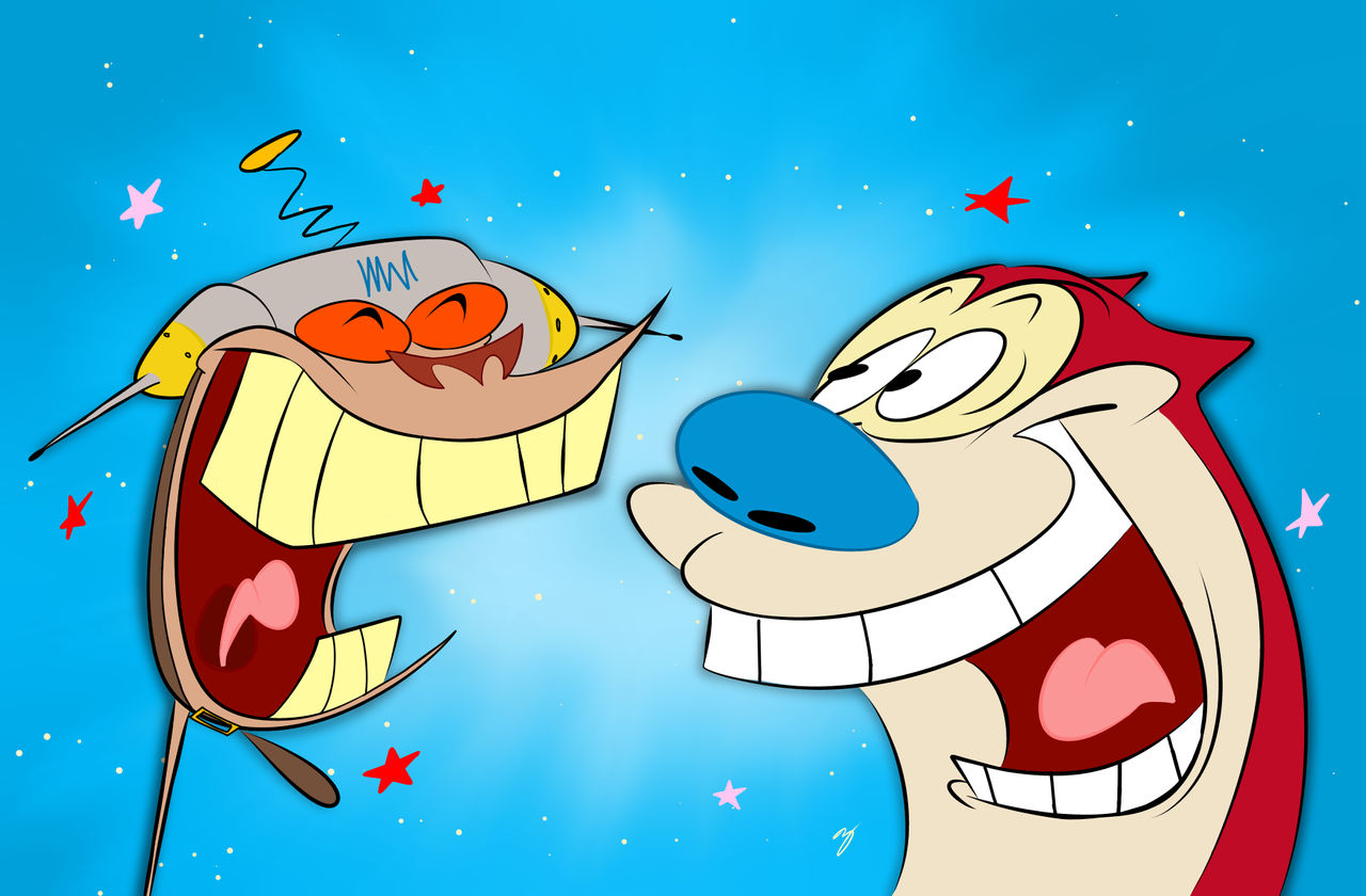 Happy Birthday Ren And Stimpy By Zlataisawsome On Deviantart
