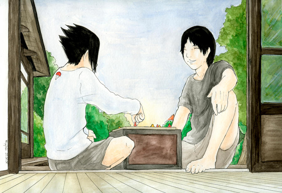 Sasuke and Sai by Jitsuchi on DeviantArt