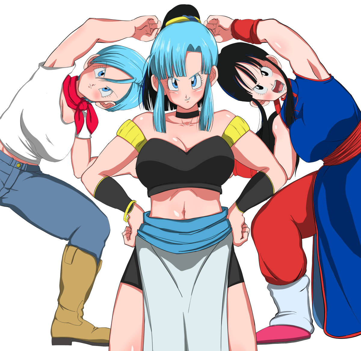 Bulma and Chichi Fusion Dance by TheJeremias on DeviantArt Bulma and Chichi Fusion Dance by TheJeremias on DeviantArt
