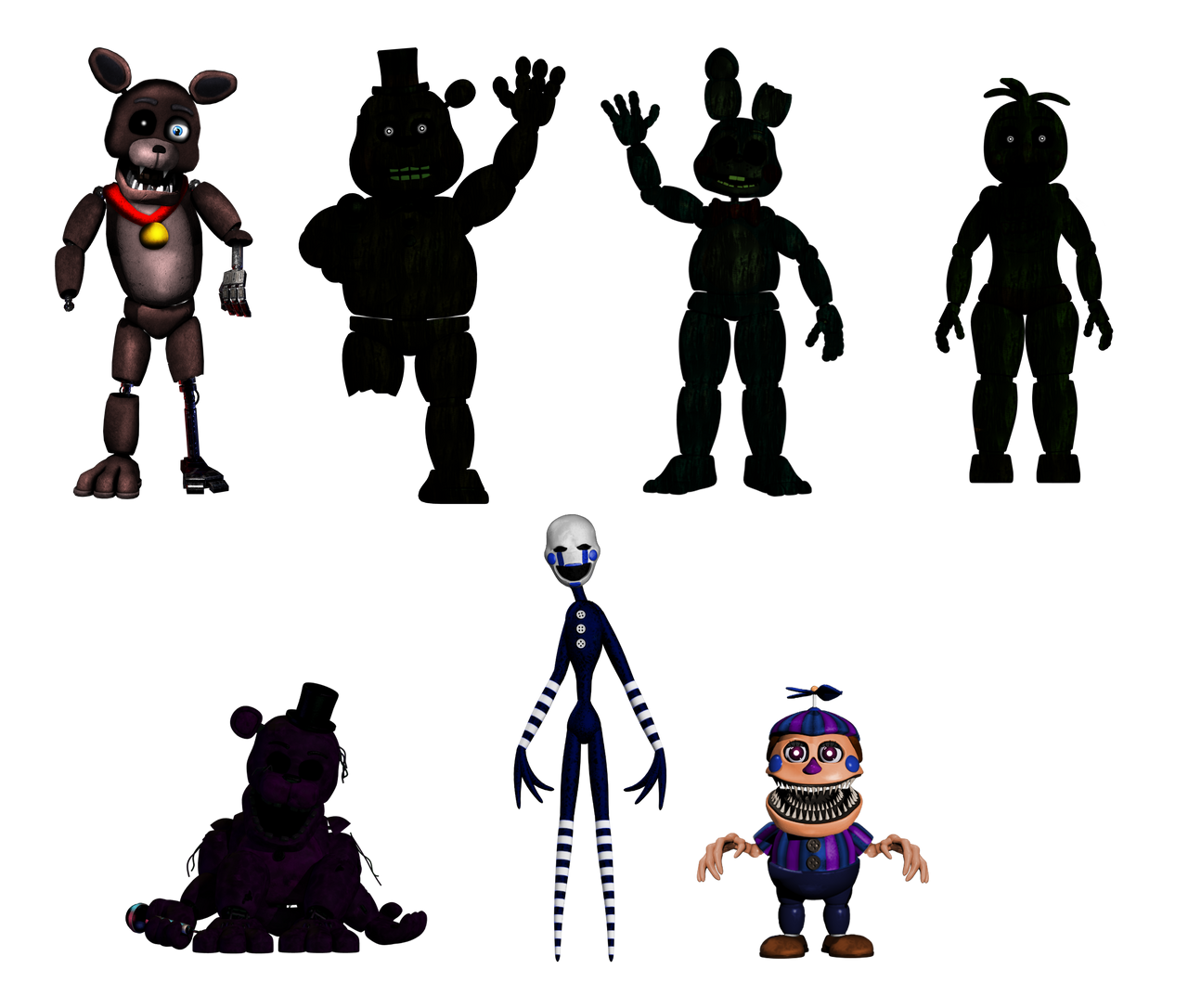 FNaF Hoaxes animatronics V. 1 (Part 2) by FoxyLISOfficial on DeviantArt FNaF Hoaxes animatronics V. 1 (Part 2) by FoxyLISOfficial on DeviantArt