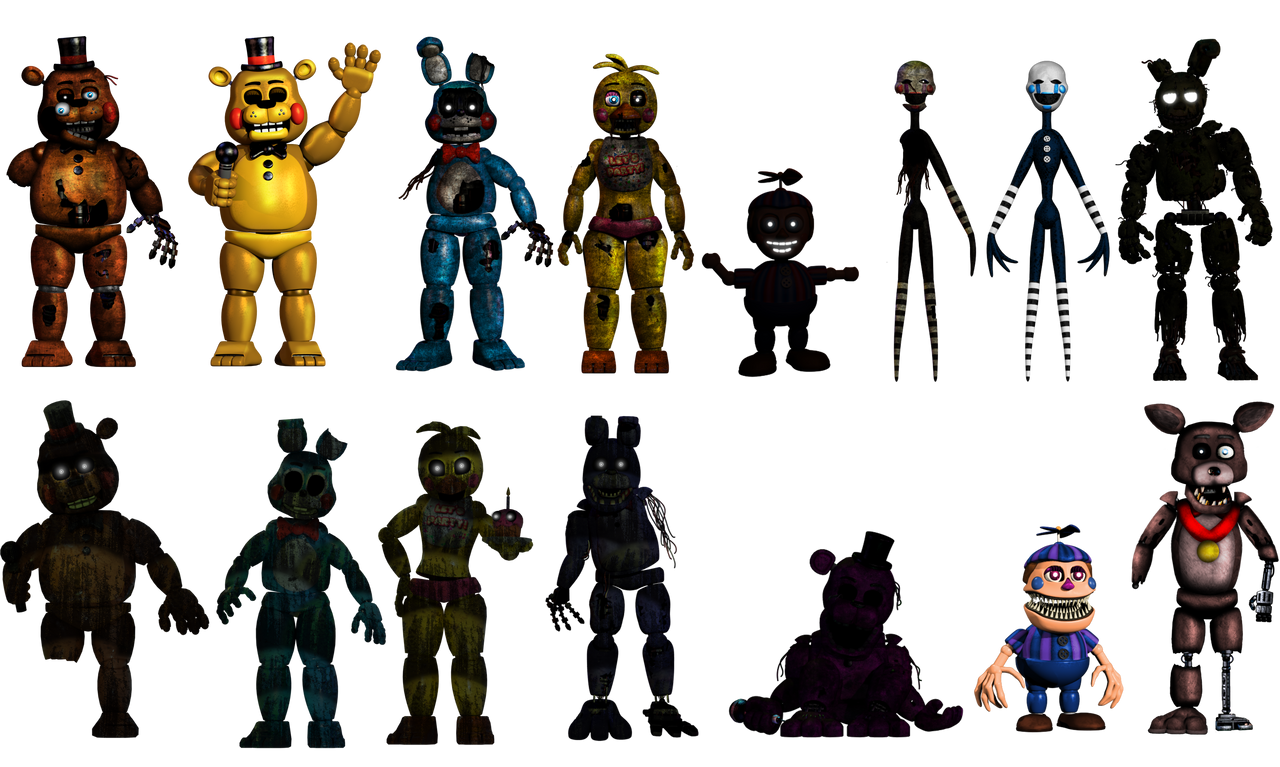 FNaF Hoaxes animatronics V. 2 by FoxyLISOfficial on DeviantArt FNaF Hoaxes animatronics V. 2 by FoxyLISOfficial on DeviantArt