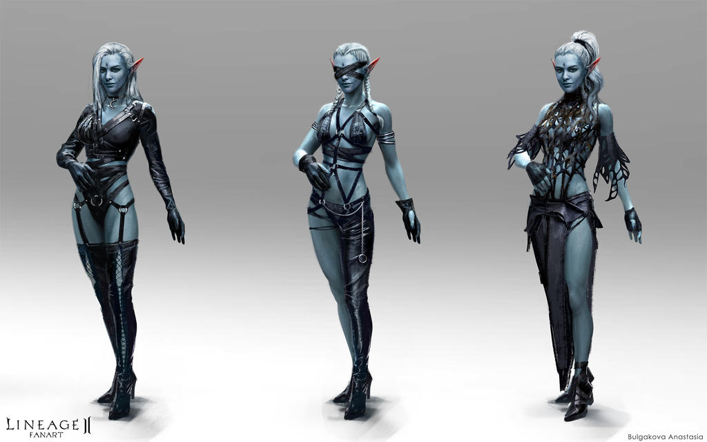 Both In Game And In The Art Elves Are Nearly Indistinguishable From