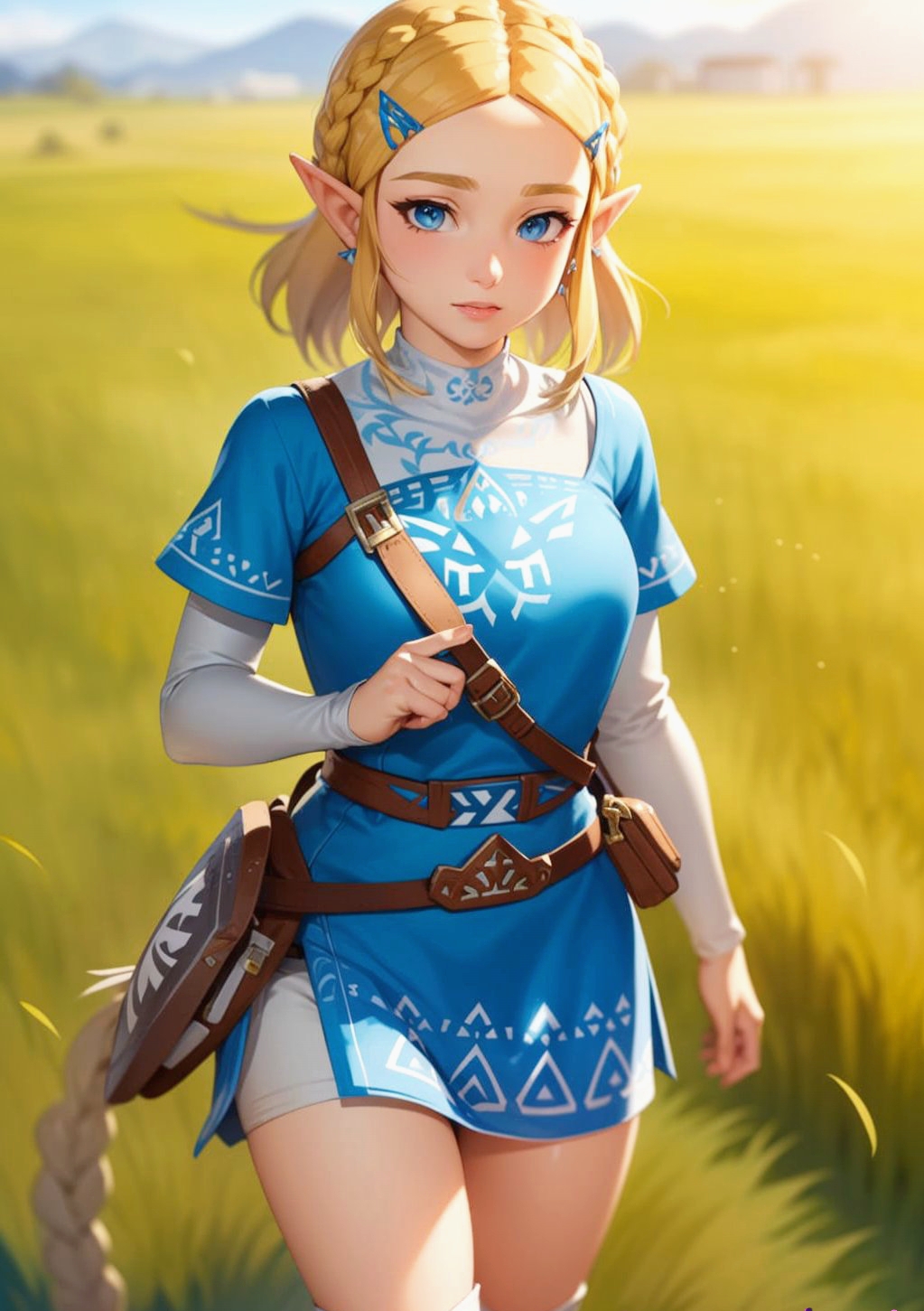 Princess Zelda By Randomaiartt On Deviantart
