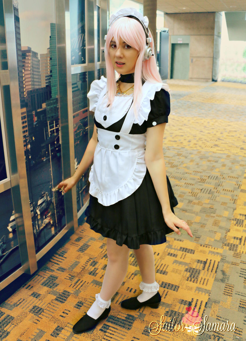 Super Sonico Maid By Sailorsamara On Deviantart