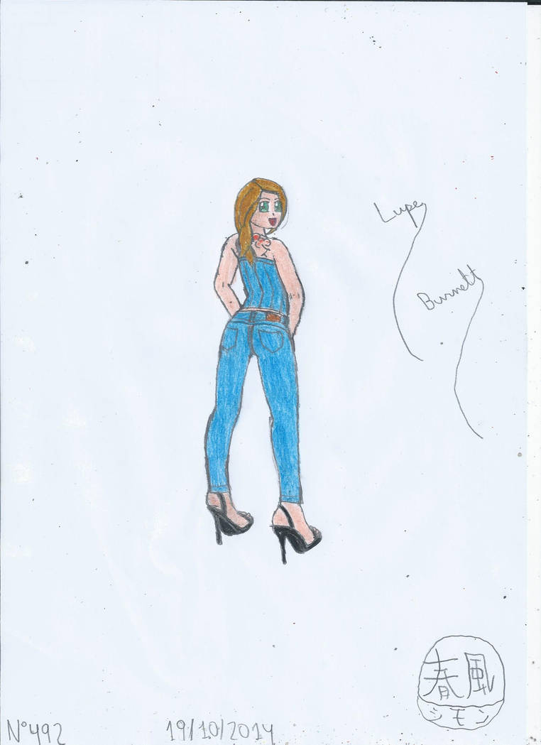 Lupe Burnett Megan Vale Francheska By Simonharukaze On Deviantart