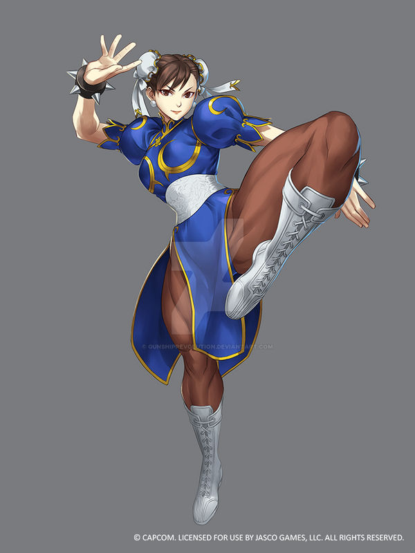 Chun Li Pose By Gunshiprevolution On Deviantart