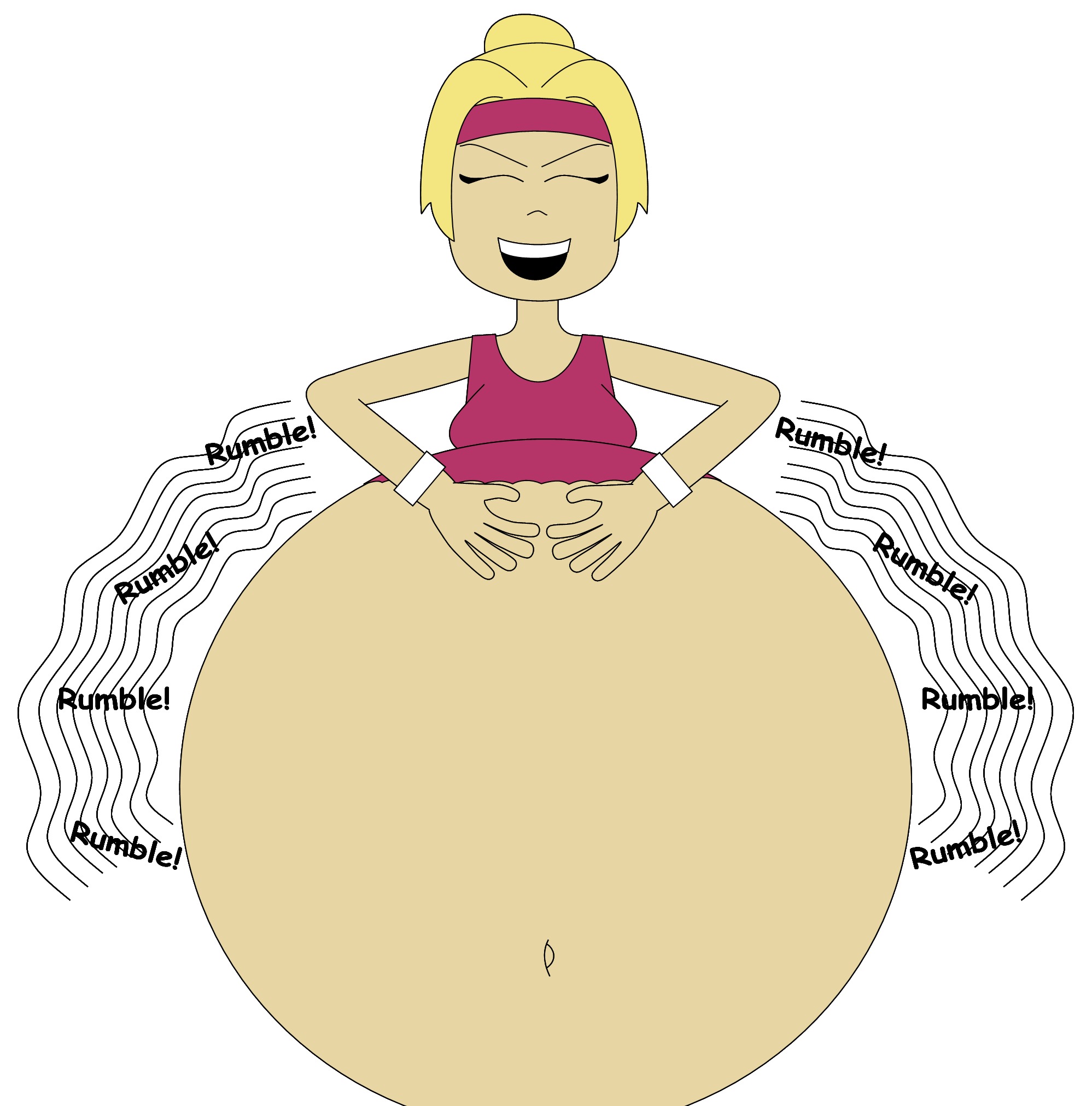 Griannas Rumbling Belly By Angrysignsreal On Deviantart