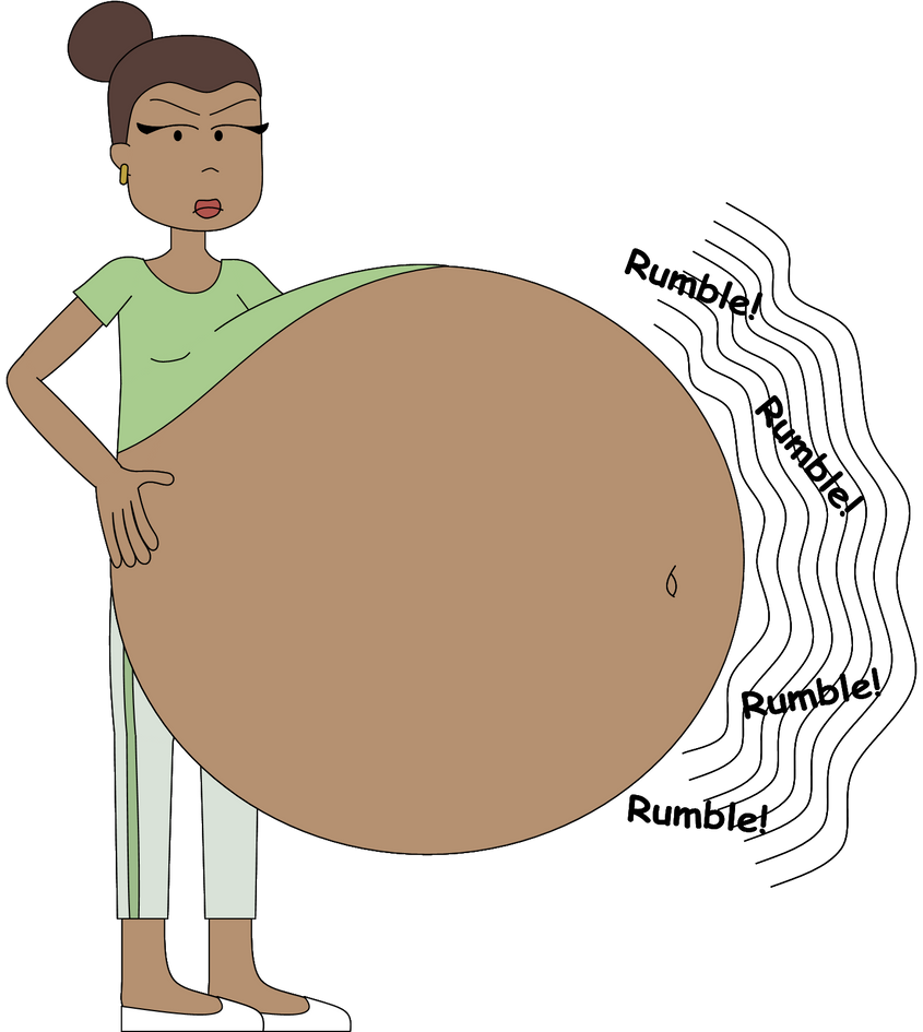 Shirleys Belly Doesnt Stop Rumbling By Angrysignsreal On Deviantart