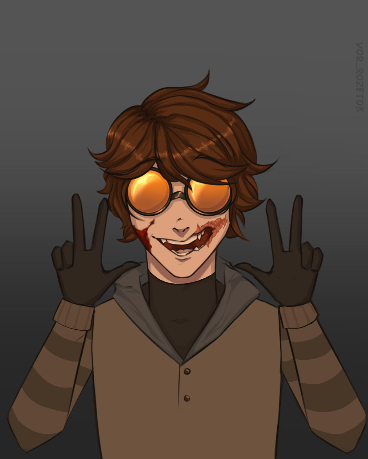 Ticci Toby Fanart By Vorrozetok On Deviantart