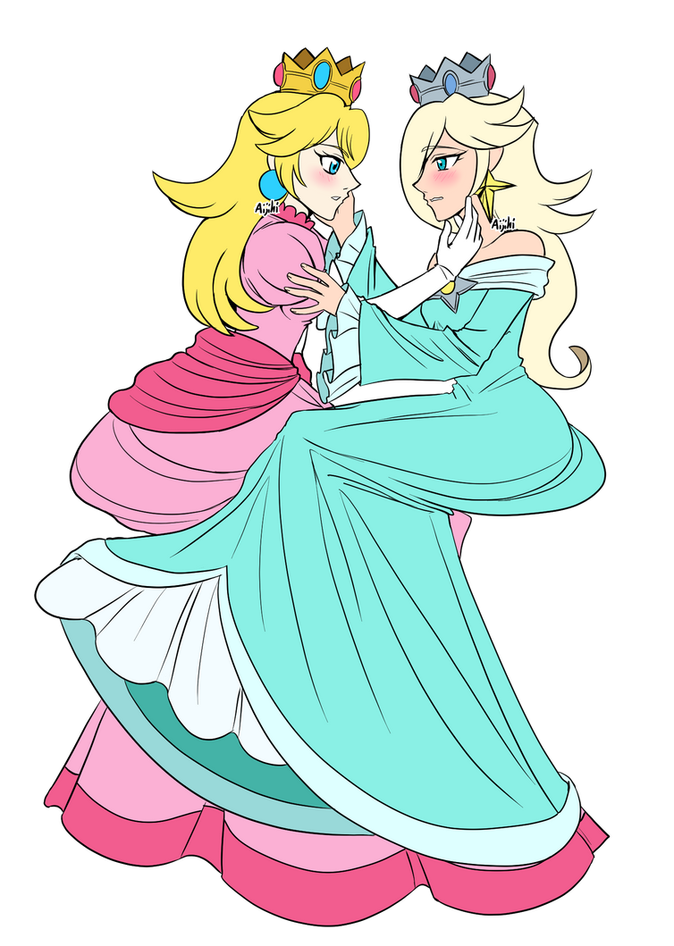 Princess Peach X Princess Rosalina By Aijihi On Deviantart