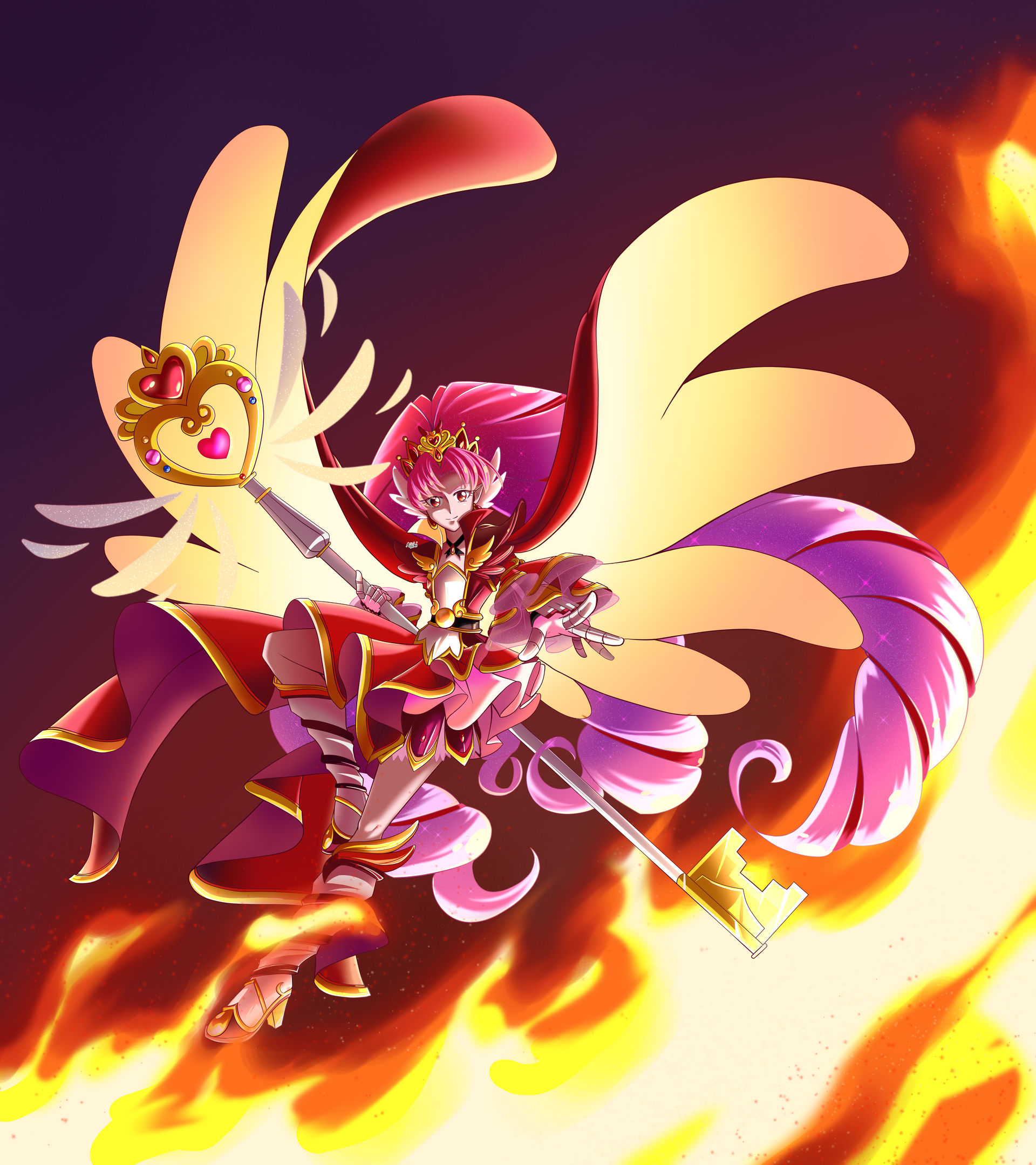 Valkyrie Cure Scarlet By Aijihi On Deviantart