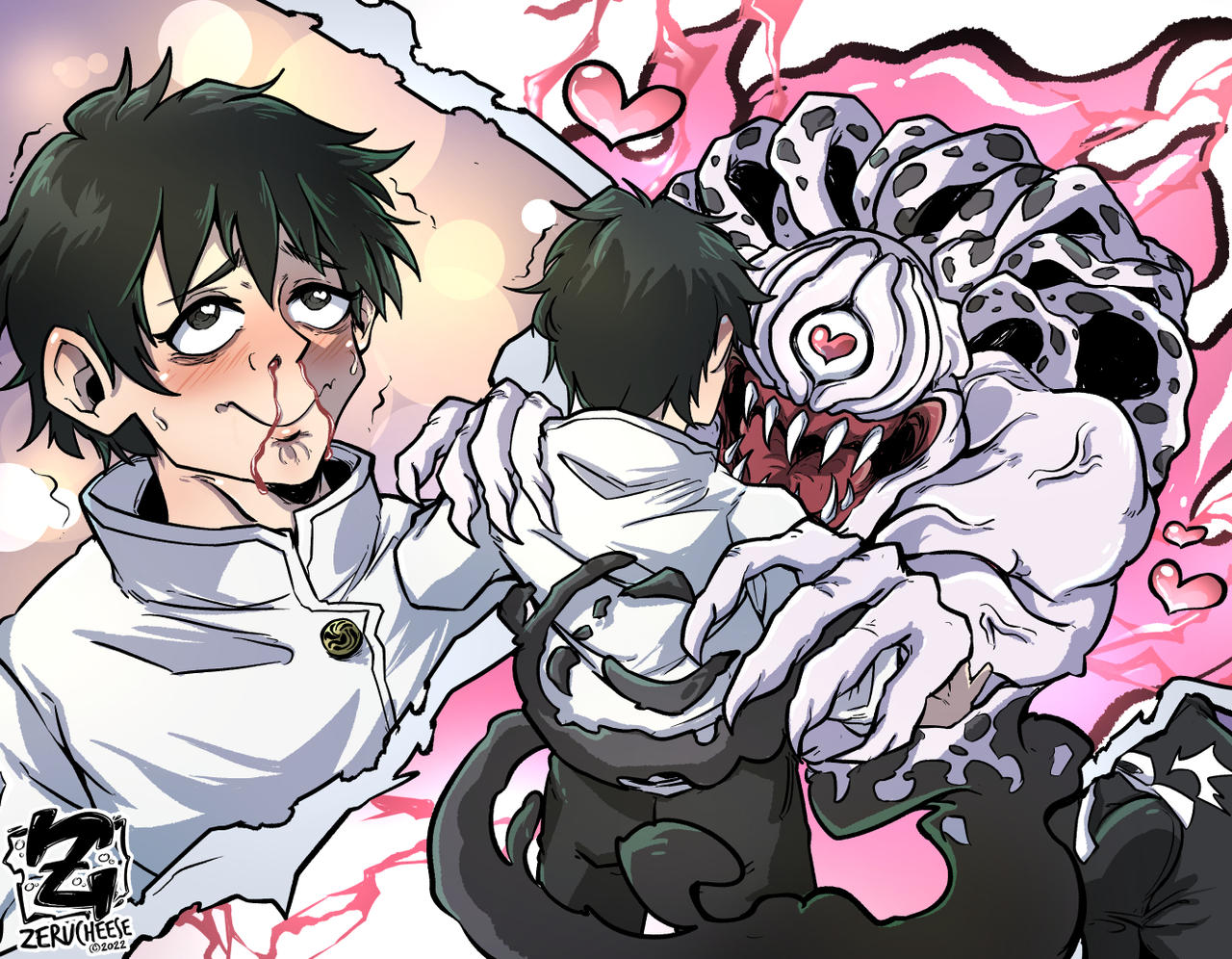 Yuta Okkotsu X Rika Orimoto By Zerucheese On Deviantart