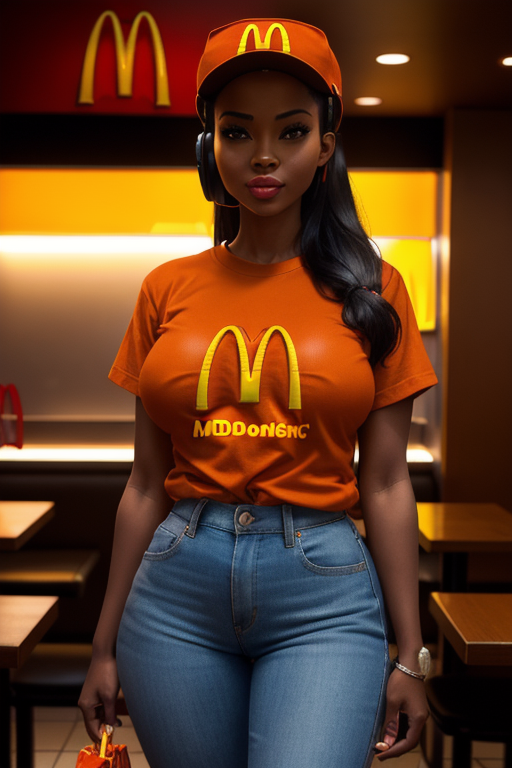 Fast Food Worker By Ai Vixenbimbos On Deviantart