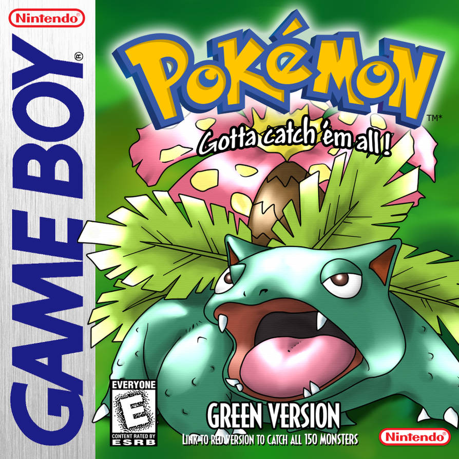 Pokemon Green Version (Game Boy) HQ Fake Box Art by JadeLune on DeviantArt Pokemon Green Version (Game Boy) HQ Fake Box Art by JadeLune on DeviantArt