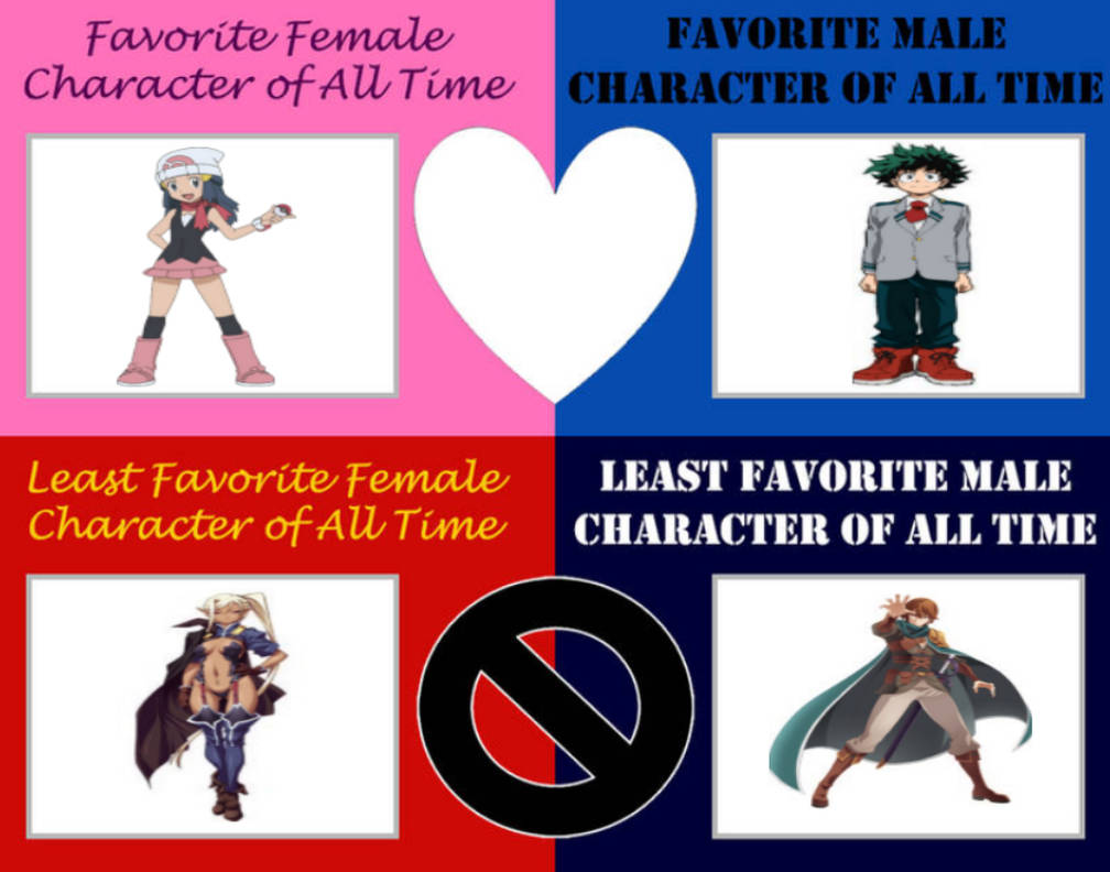 My Favorite and Least Favorite Anime Characters by CakeyXWindow87 on ... My Favorite and Least Favorite Anime Characters by CakeyXWindow87 on ...