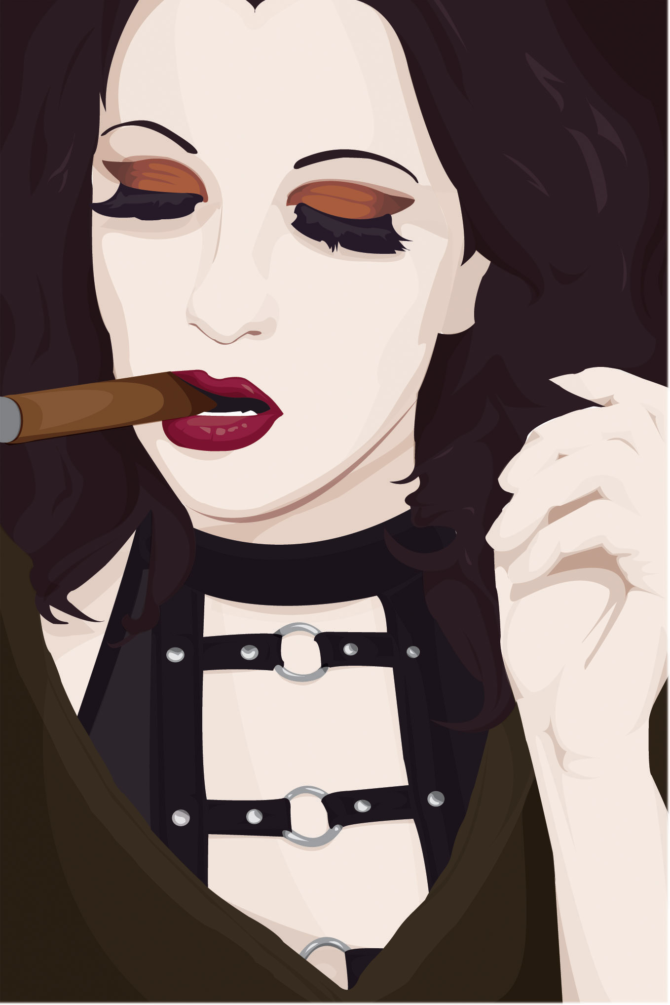 Girl with Cigar by MimiMunster on DeviantArt