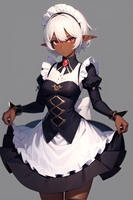 Dark Elf Maid By Karelmx13 On Deviantart
