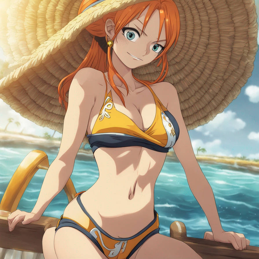 Cute Nami Bikini By TesiAI On DeviantArt cute-nami-bikini-by-tesiai-on-deviantart