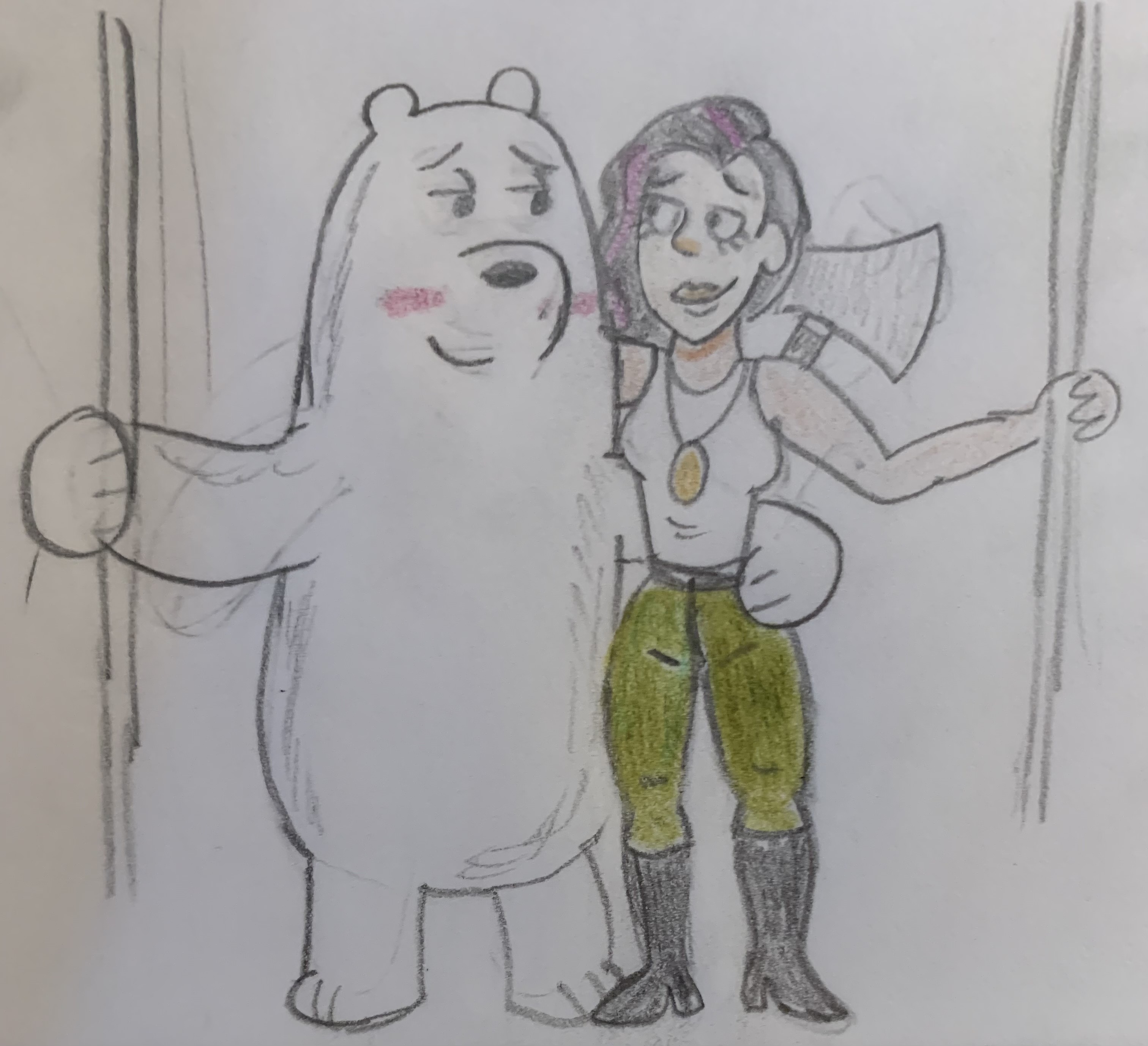 Ice Bear X Yana By 13mcjunkinm On Deviantart