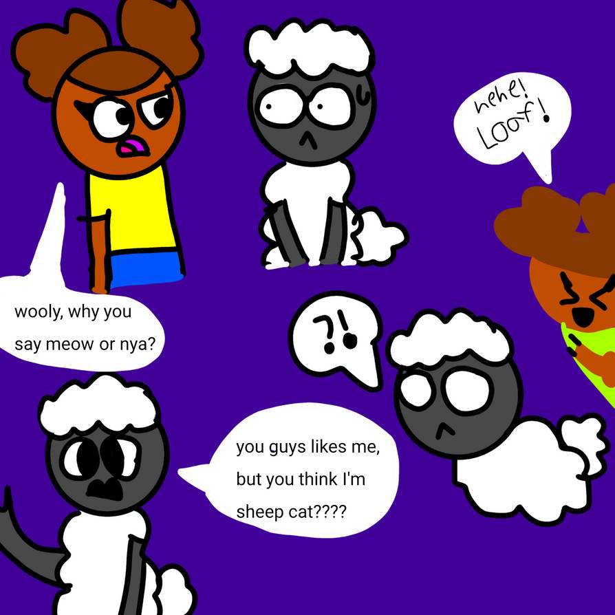 Wooly Sheep Cat By Earthbluewolf On Deviantart