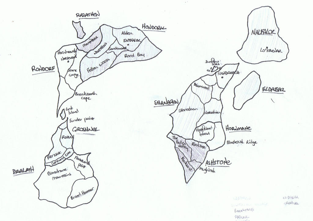 Map of Lazoran by PhoenixRun on DeviantArt