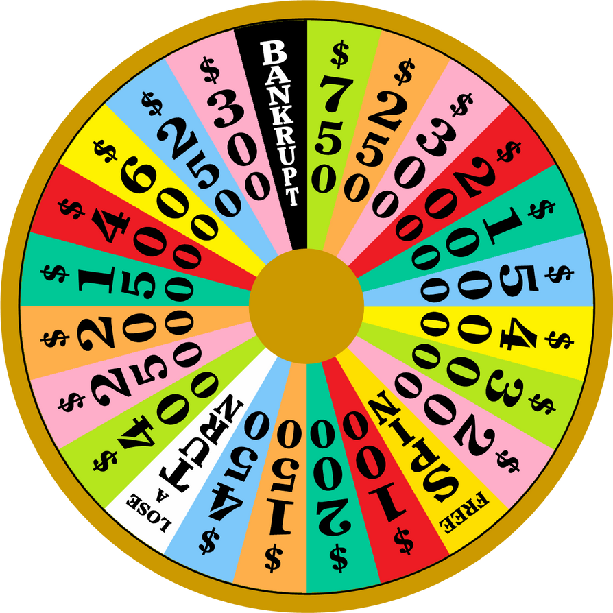 Danbury Mints Wheel Of Fortune Board Game Wheel By Germanname1990 On Deviantart