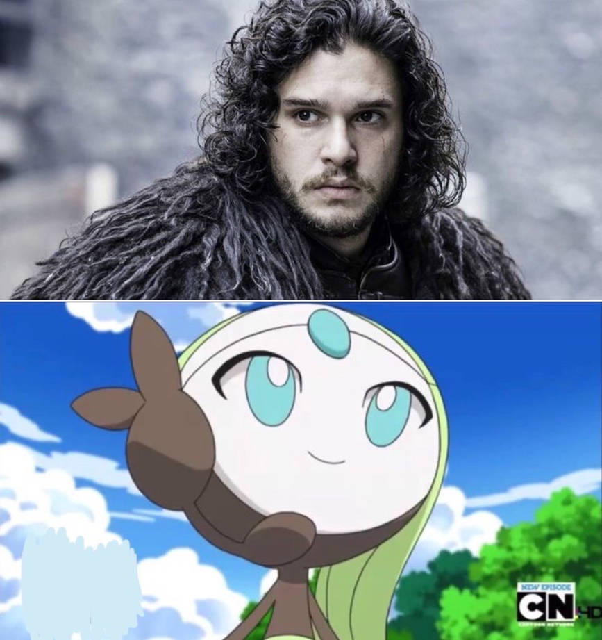 Meloetta Loves Jon Snow By Jakelogo2005 On Deviantart