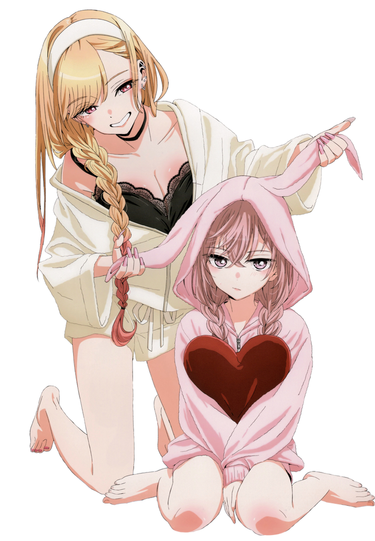 Kitagawa Marin and Inui Sajuna Render by aintnora on DeviantArt Kitagawa Marin and Inui Sajuna Render by aintnora on DeviantArt