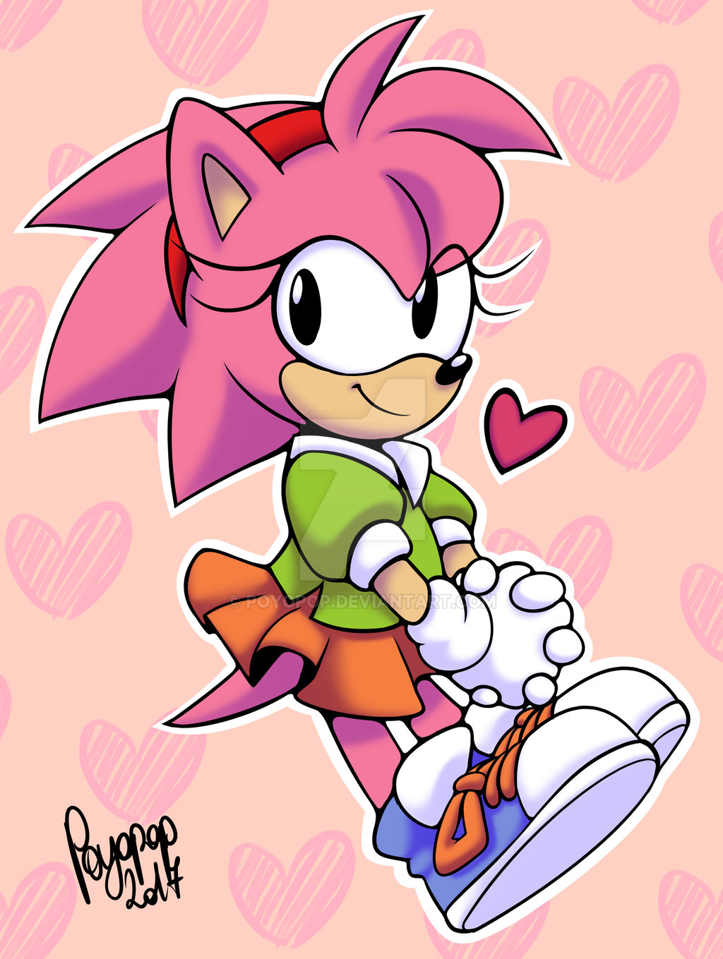 Classic Amy By Poyopop On Deviantart